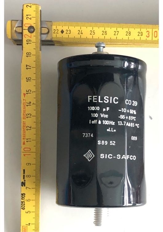 Condensateur Electrolytique 10000µF 100Vdc | Kaufen auf Ricardo