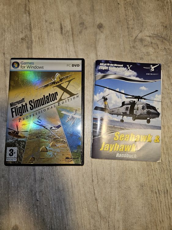 Microsoft Flight Simulator X Pro Edition mit Seahawk Addon (Gebraucht ...