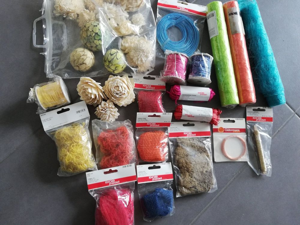 Bastelmaterial viele verschiedene Sachen NEU | Kaufen auf Ricardo