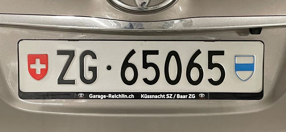 Autonummer ZG 65065 - Geschenkidee für 1965 Geborene! | Kaufen auf Ricardo