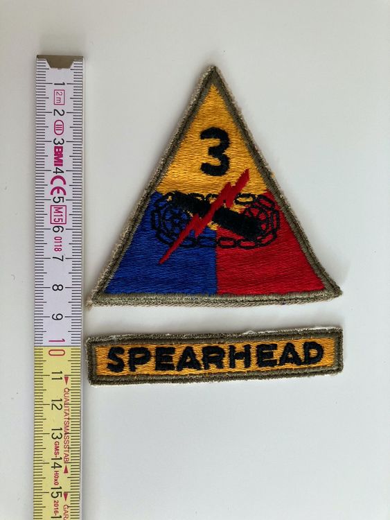 3rd Armored Division patch, Spearhead, WW2 | Kaufen auf Ricardo