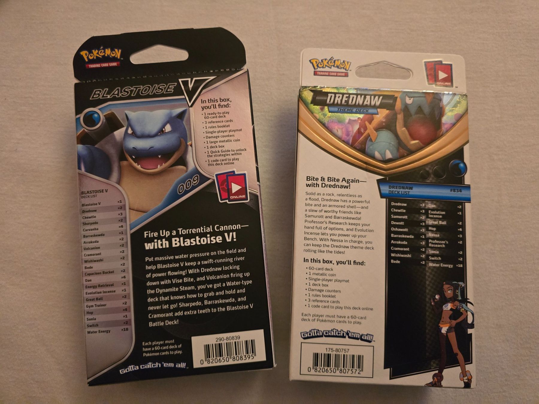 🇺🇸 Pokemon gemäss Bilder [ Blastoise Box & Drednaw Box] (Gebraucht) in ...