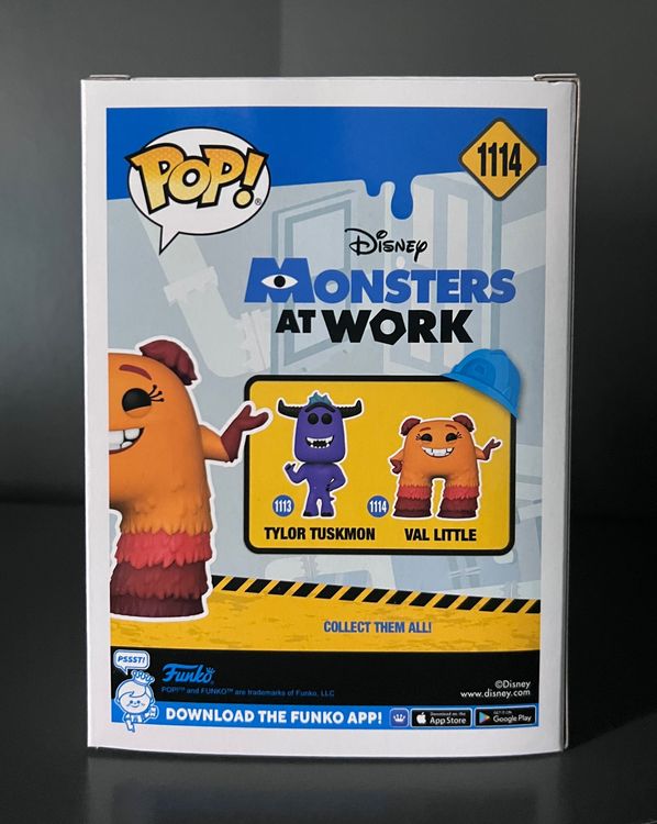 Monsters at Work Funko POP! Disney Tylor Tuskmon/Val Little (Neu und ...