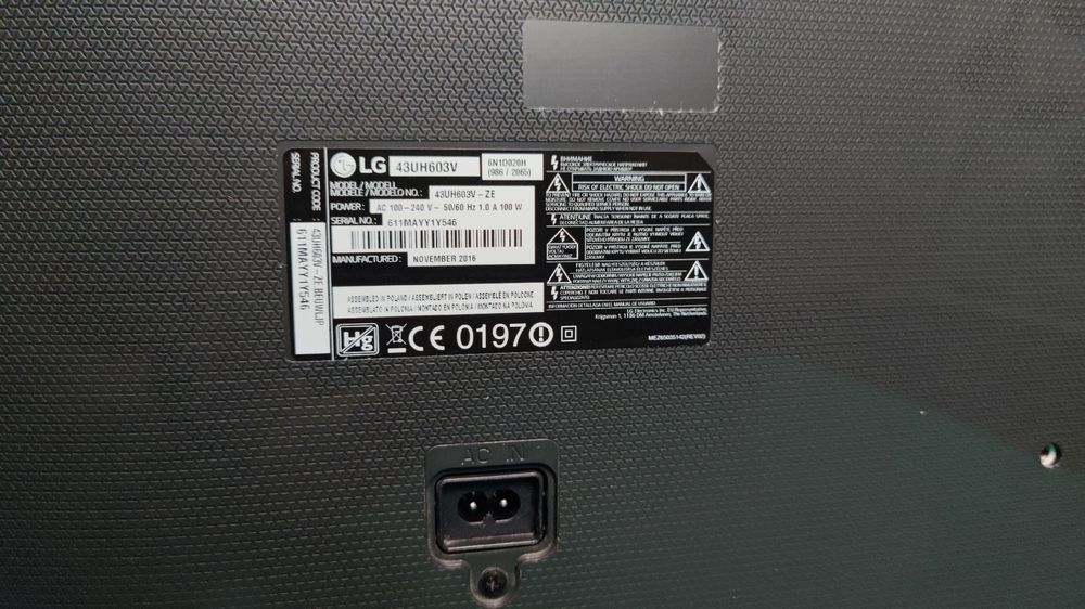 LG 43UH603V 108 cm (43 Zoll) Fernseher, 4K Ultra HD, DVB-C/S | Kaufen ...