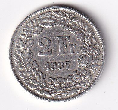 Schweiz 2 Franken 1937 rar | Kaufen auf Ricardo