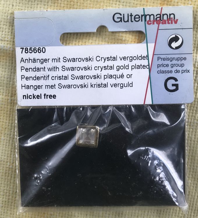ANHÄNGER MIT SWAROVSKI CRYSTAL VERGOLDET NEU (Neu und originalverpackt) in Ostermundigen für CHF ...