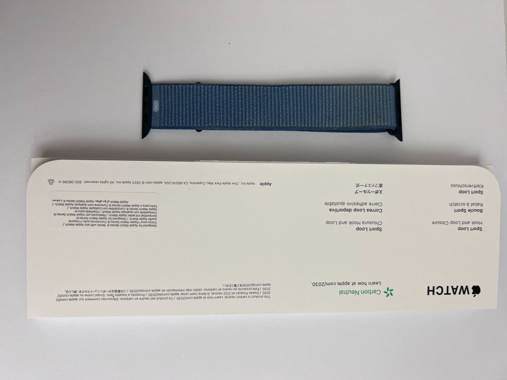 Original Apple Sport Loop - Winter Blue (45mm) (Gebraucht) in Zürich ...