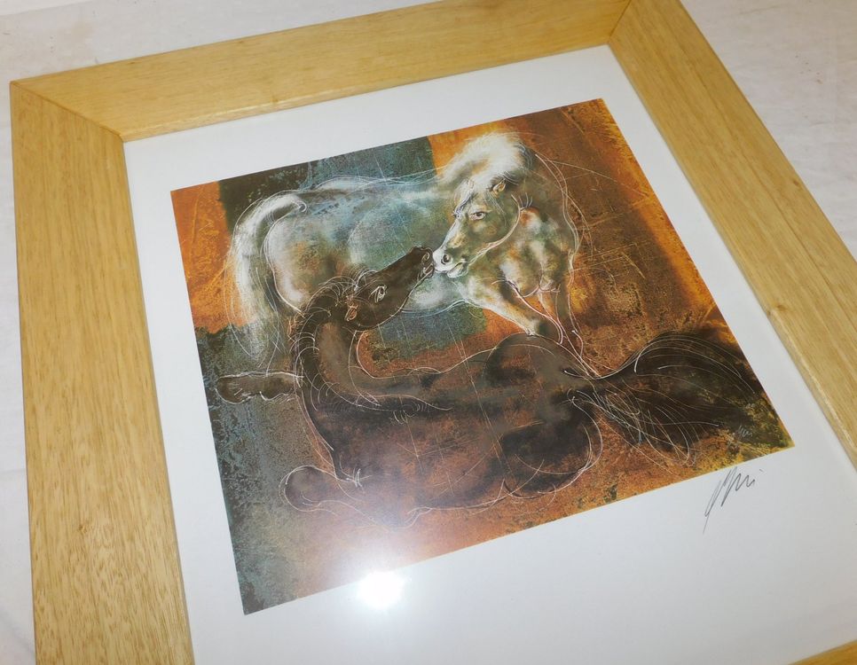 Rausverkauf - Kunst - signierte Litho von Hans Erni Pferde (Gebraucht) in Sursee für CHF 50 ...
