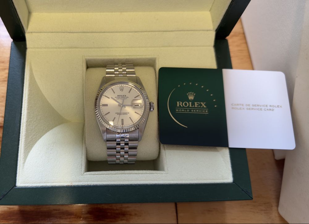 Rolex Datejust 36 mm 2 Jahre Garantie neue Service gemacht (Gebraucht ...