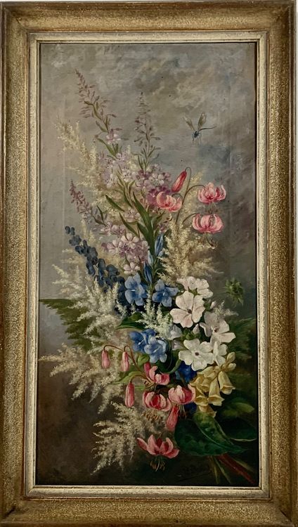 Antikes Stillleben Gemälde mit Blumen unleserlich Signiert (Gebraucht) in Root für CHF 100 – mit ...