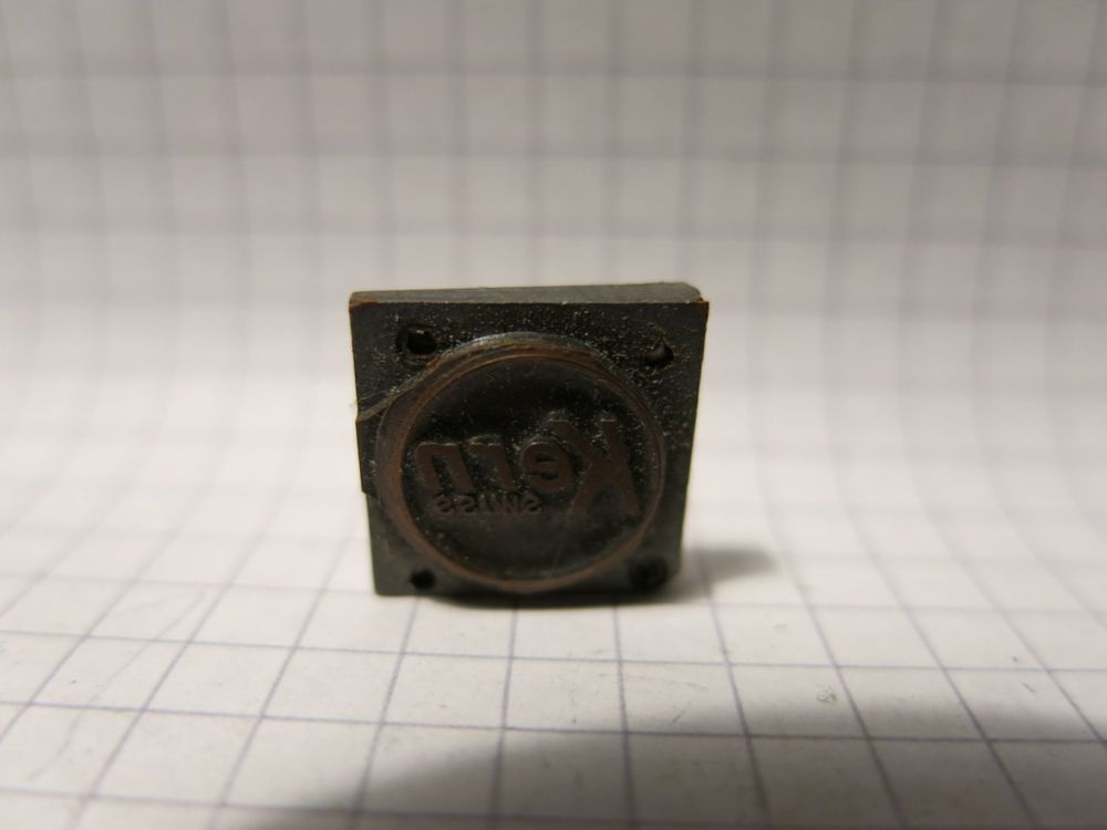 Fund Alt Patina Rar Kurios Vintage Stempel Kern SWISS | Kaufen auf Ricardo