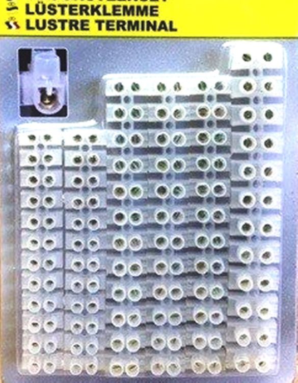 Lüsterklemmen 72-teilig 24 x 3A; 36 x 5A; 12 x 10A (Neu und ...