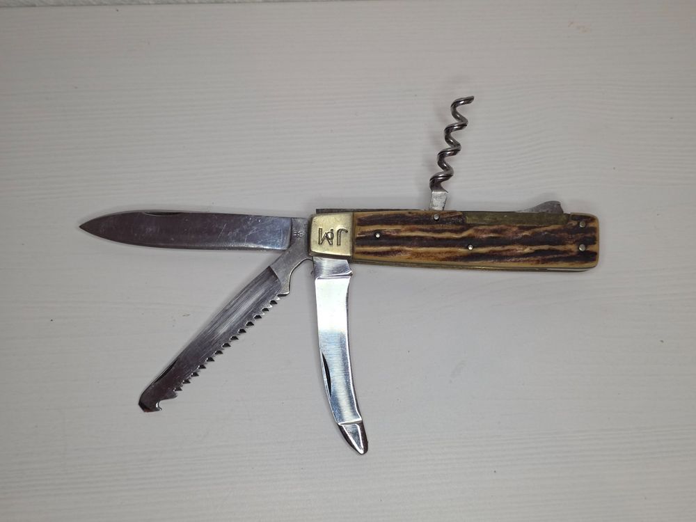 Vintage J.A.HENCKELS Friodur Sackmesser mit Horngriff (Gebraucht) in ...