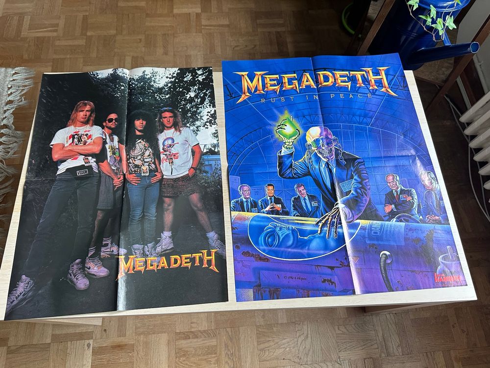 MEGADETH DAVE MUSTAINE 2kg Poster Berichte!! Rare!! magazin (D'occasion ...