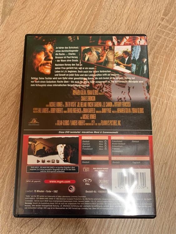 Charles Bronson Death Wish 2.,Dvd (Gebraucht) in Schneisingen für CHF 5 ...