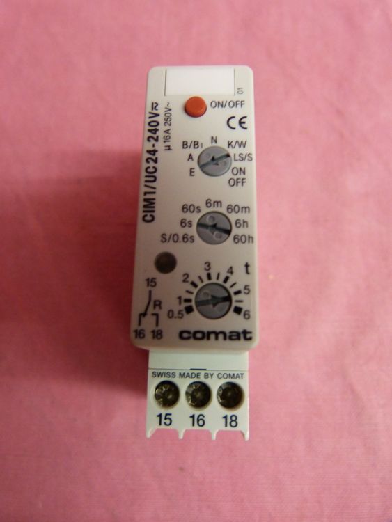 Multifunktions Zeitrelais Comat 24-240VDC/AC (Neu (gemäss Beschreibung ...