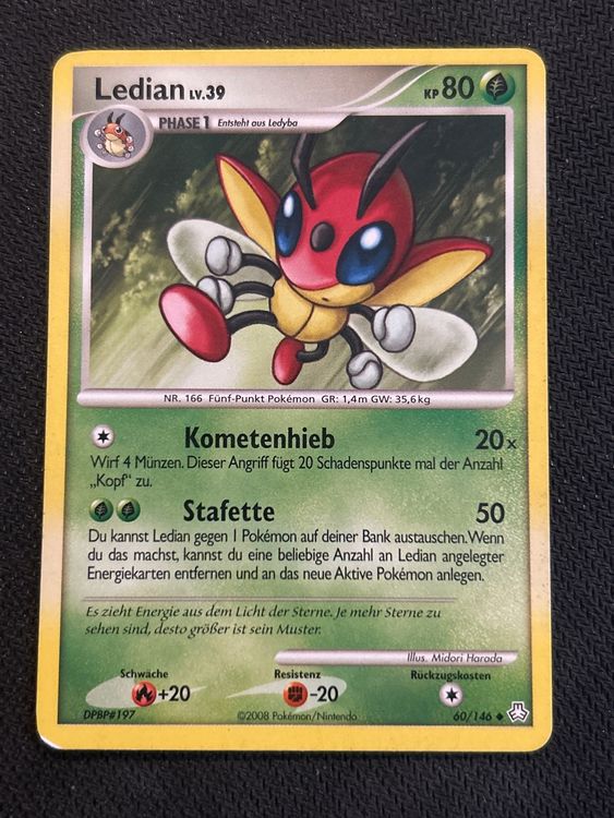 Card pokemon old 2008 Legends Awakened, Ledian 60/146 | Kaufen auf Ricardo