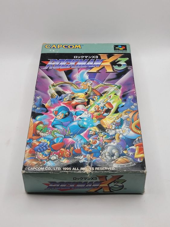 Megaman X3 / Rockman X3 mit Box SNES Super Famicom Jap. (Gebraucht) in ...