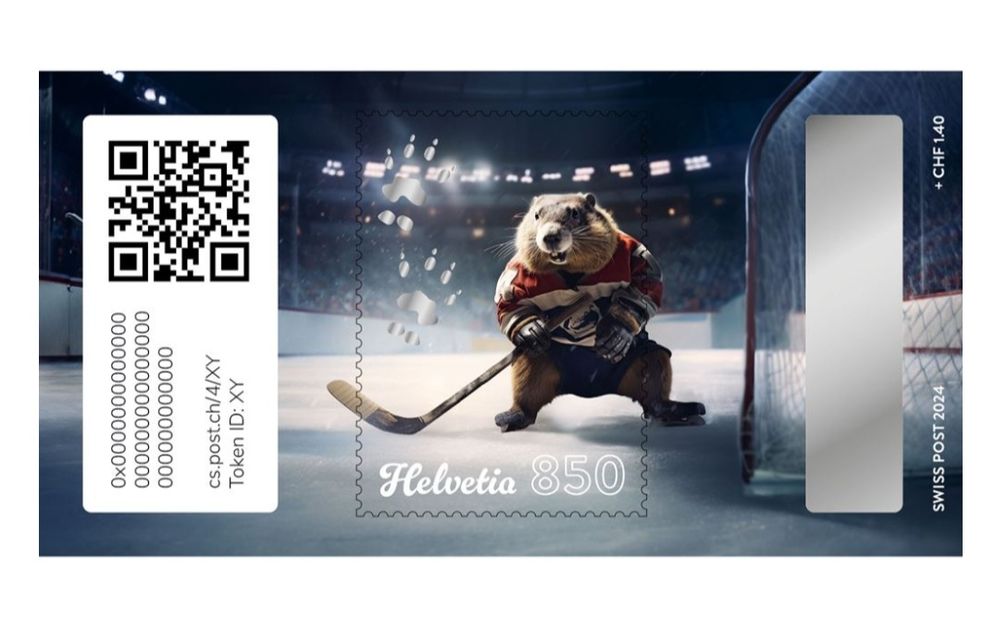 Swiss Crypto Stamp 4.0, Token 4, Eishockey (Neu (gemäss Beschreibung ...
