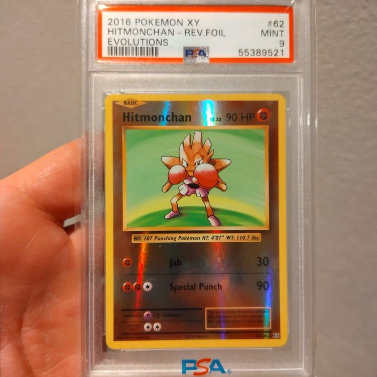 Pokemon HITMONCHAN Tygnon PSA grading 9 Rev. Foul 2016 | Kaufen auf Ricardo