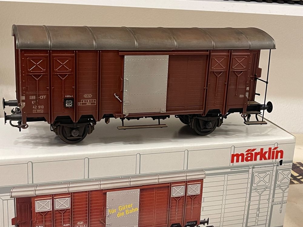 Märklin Basis 5841 Spur 1: SBB K3 42910 mit Bremserhaus (Neu und ...