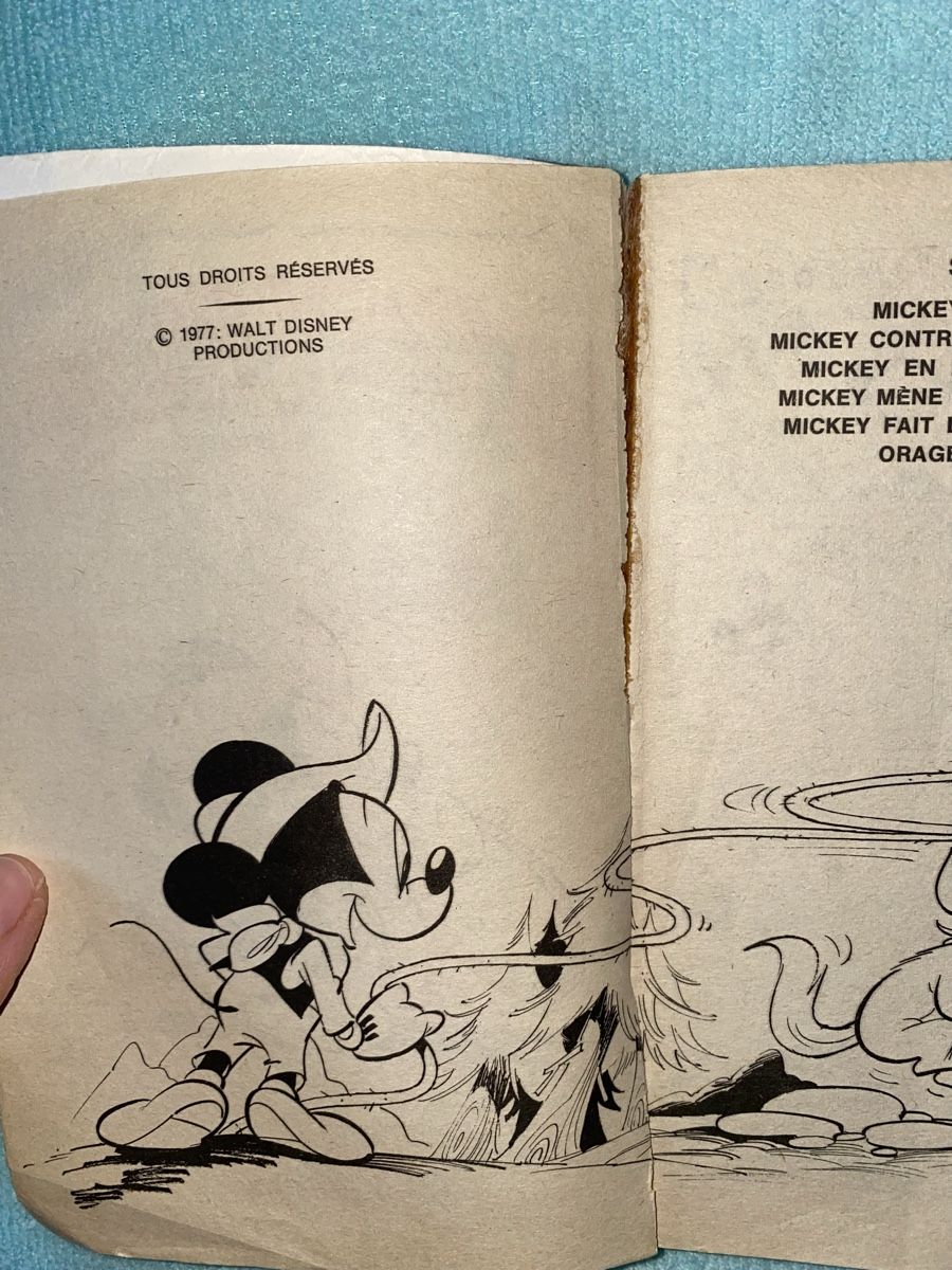 Rare! Journal de Mickey, Walt Disney 1977 & 1975 📚 🐭 🎁 (D'occasion) à ...