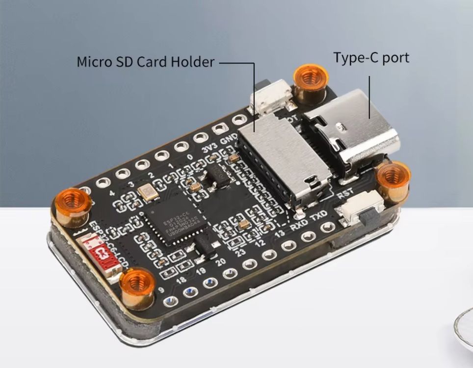 ESP32-C6 1,47 LCD-Display Entwicklungsplatine mit WiFi 6 & (Neu und originalverpackt) in liestal ...