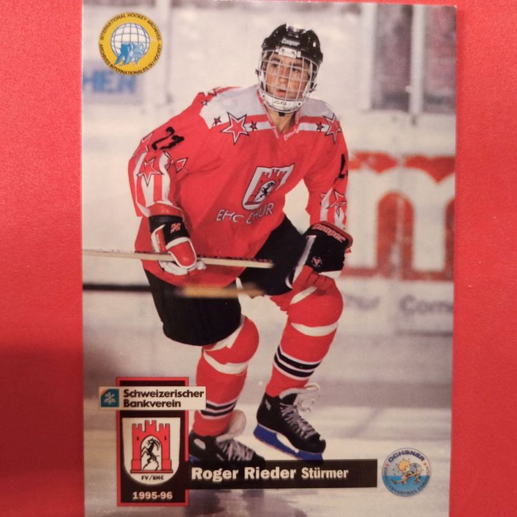 Roger Rieder - EHC CHUR - 1995/96 (Gebraucht) in Dübendorf für CHF 2.9 ...