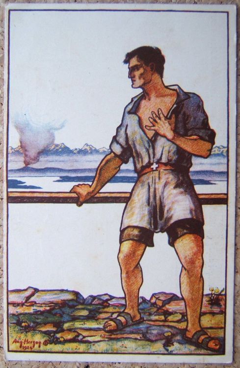 BUNDESFEIERKARTE 1924 (Gebraucht) in Brunnen für CHF 2 – mit Lieferung ...