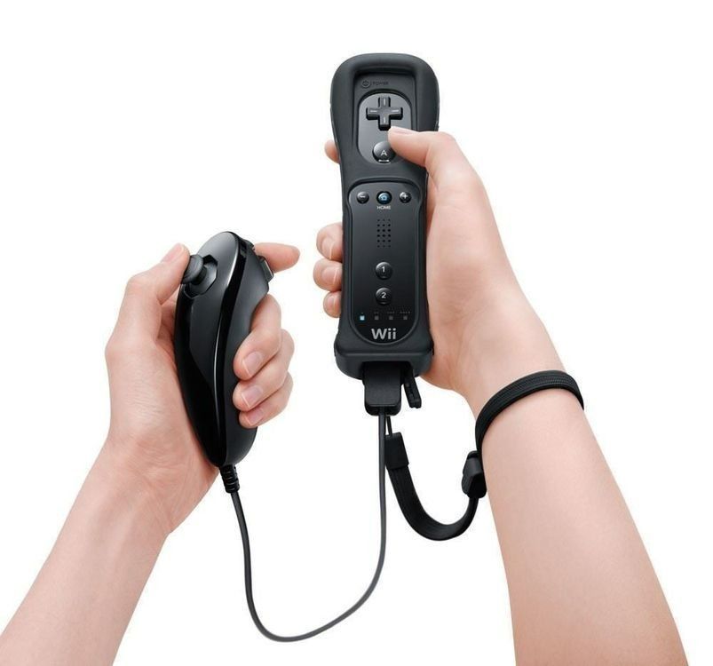 Remote Controller mit Nunchuk Original Nintendo Wii (Gebraucht) in Schüpfheim für CHF 35.8 – mit ...
