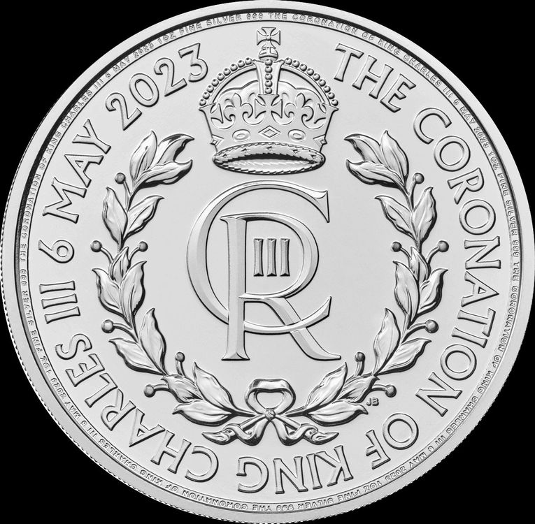 Grossbritannien 2 £ 2023 zur Krönung - Monogramm Charles III (Neu ...