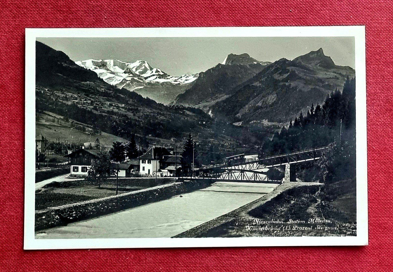 Mülenen - Bahnhof - Station - Niesenbahn Kanderbrücke (Gebraucht) in ...