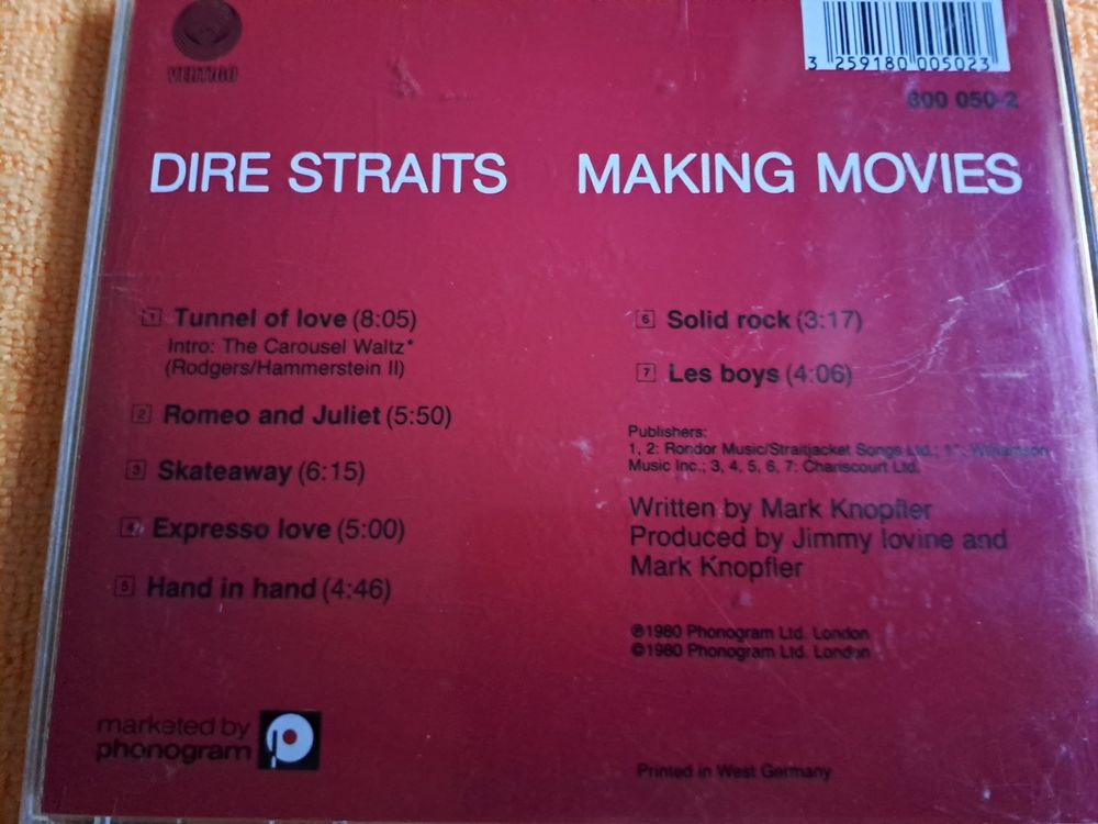 CD Dire Straits Making Movies | Kaufen auf Ricardo