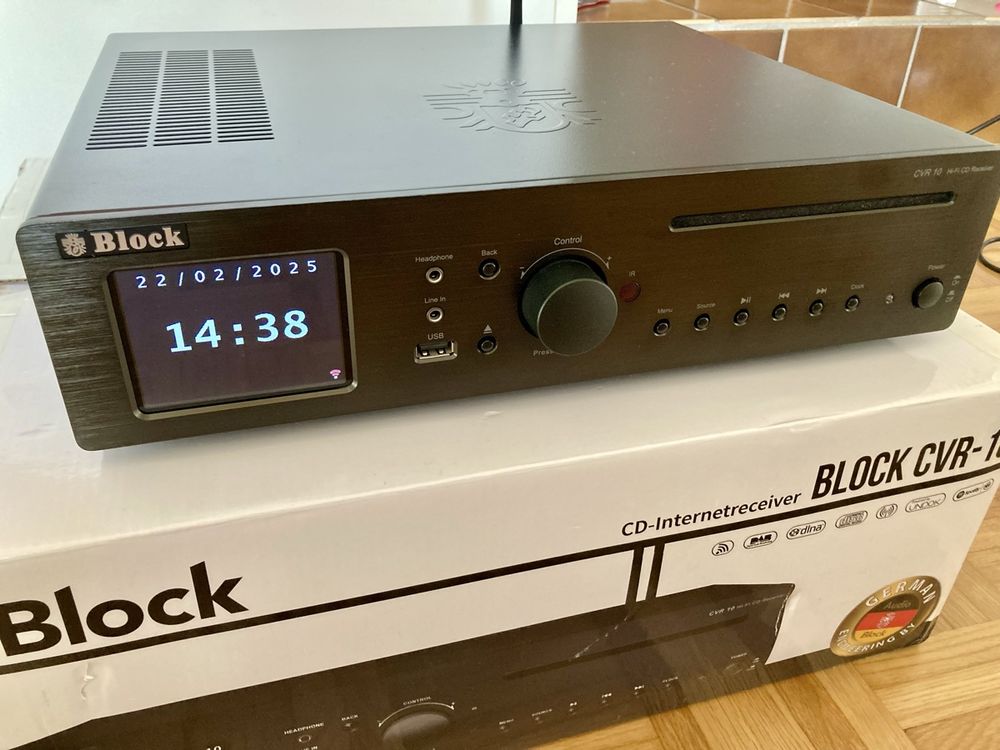 Block CVR-10 Verstärker CD Receiver (Bluetooth, DAB+ etc.) | Kaufen auf Ricardo