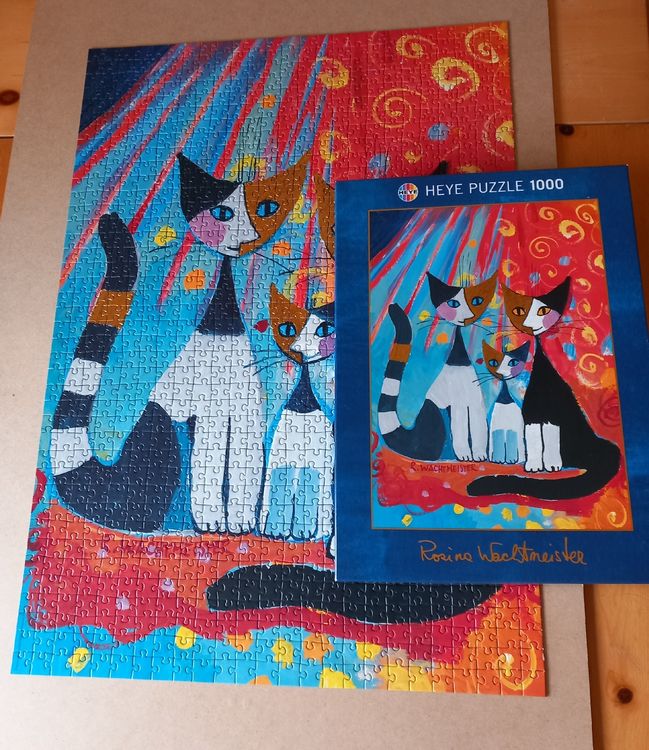 Heye Puzzle 1000 Teile Katzen Rosina Wachtmeister komplett (Gebraucht) in Nänikon für CHF 7 ...
