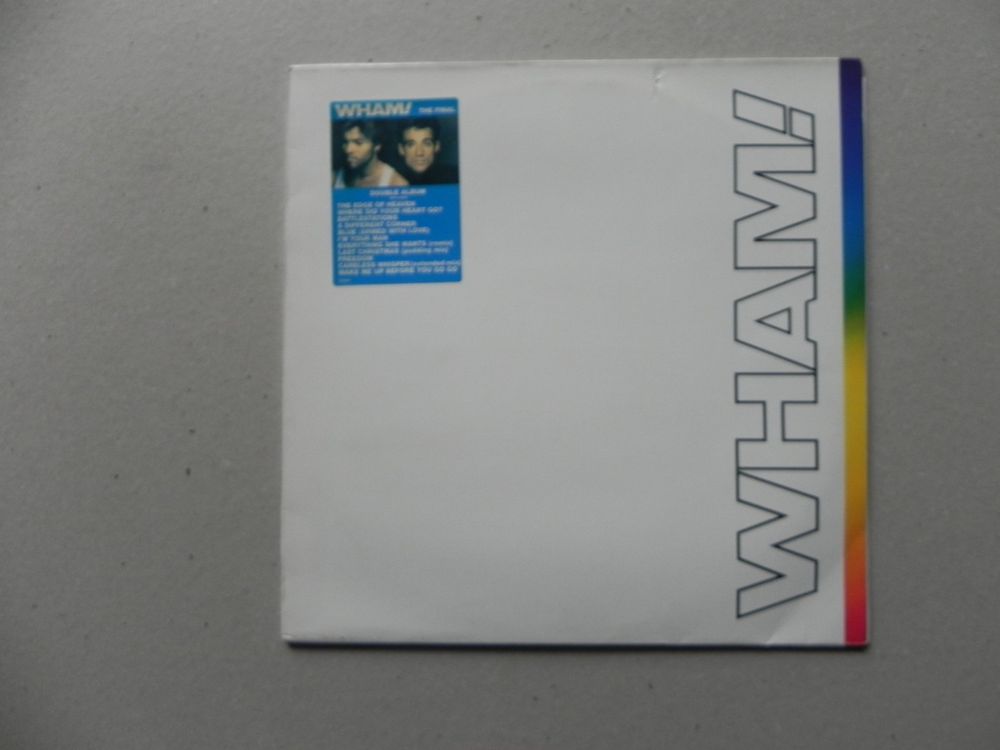 Doppel LP brit. Pop Band Wham! 1986 The Final George Michel (Gebraucht ...