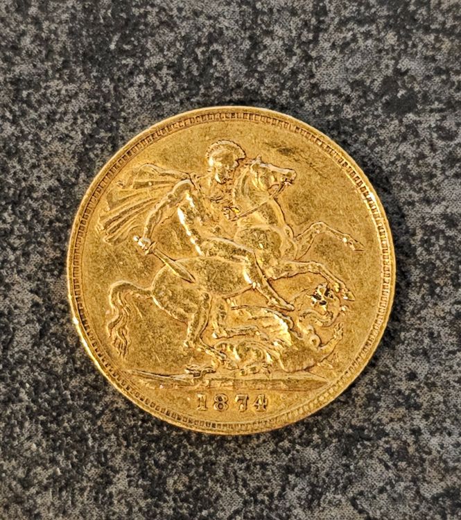1874 Gold Full Sovereign Victoria London | Kaufen auf Ricardo