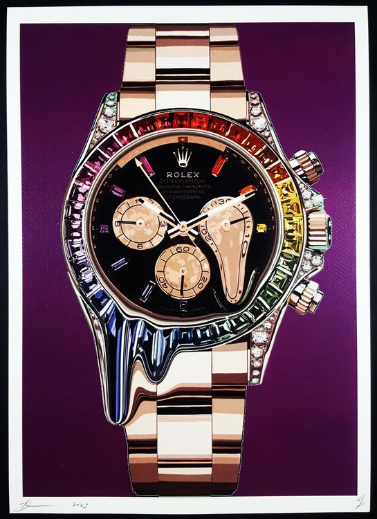 Death NYC Ltd Ed Graffiti Pop Art Druck " Rolex Daytona (Neu (gemäss ...