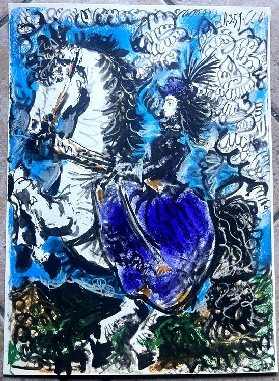 Pablo Picasso - Originale Vintage-Lithographie von 1961 | Kaufen auf Ricardo