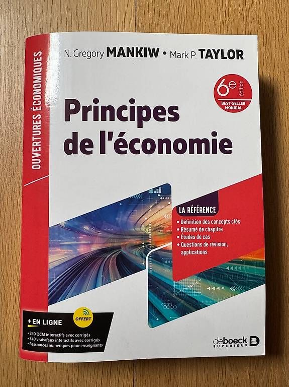 Principes de l'économie - N. Gregory Mankiw, Mark P. Taylor (Gebraucht ...
