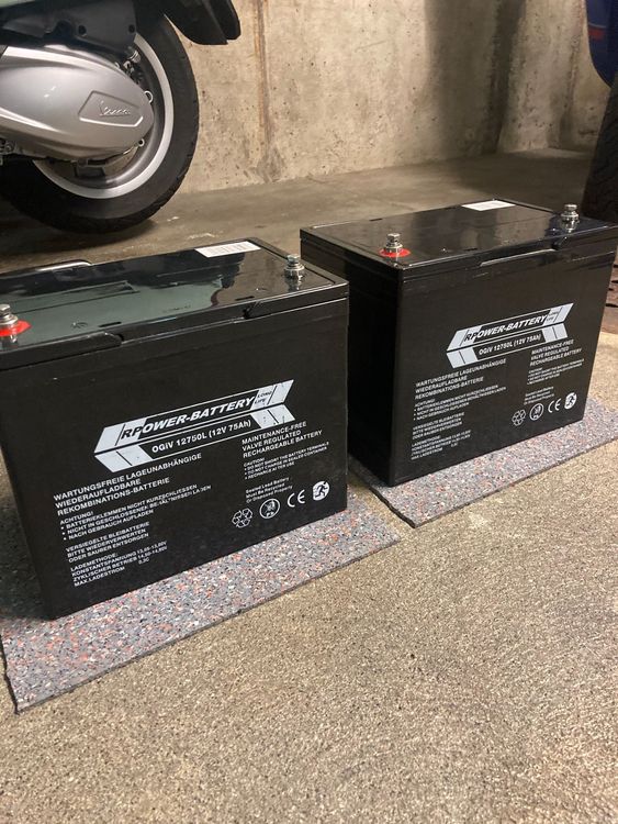 Solar USV Batterie Akku 12V 75Ah AGM (Neu und originalverpackt) in Aesch ZH für CHF 126 – nur ...