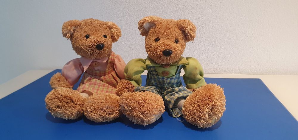 Coppia di orsetti realizzati con la paglia (Gebraucht) in Melano für ...