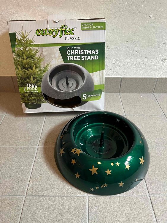 Christbaumständer Easyfix Classic mit Sternenmuster (Gebraucht) in ...