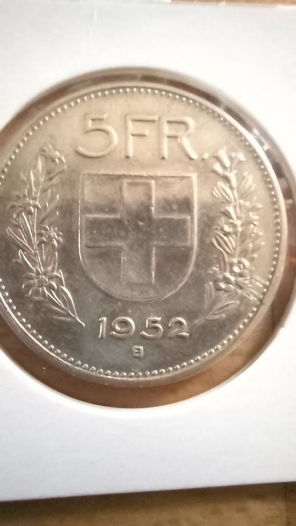 5 Franken Silbermünzen, 1932,1952, 1953, 1954, Schweiz | Kaufen auf Ricardo