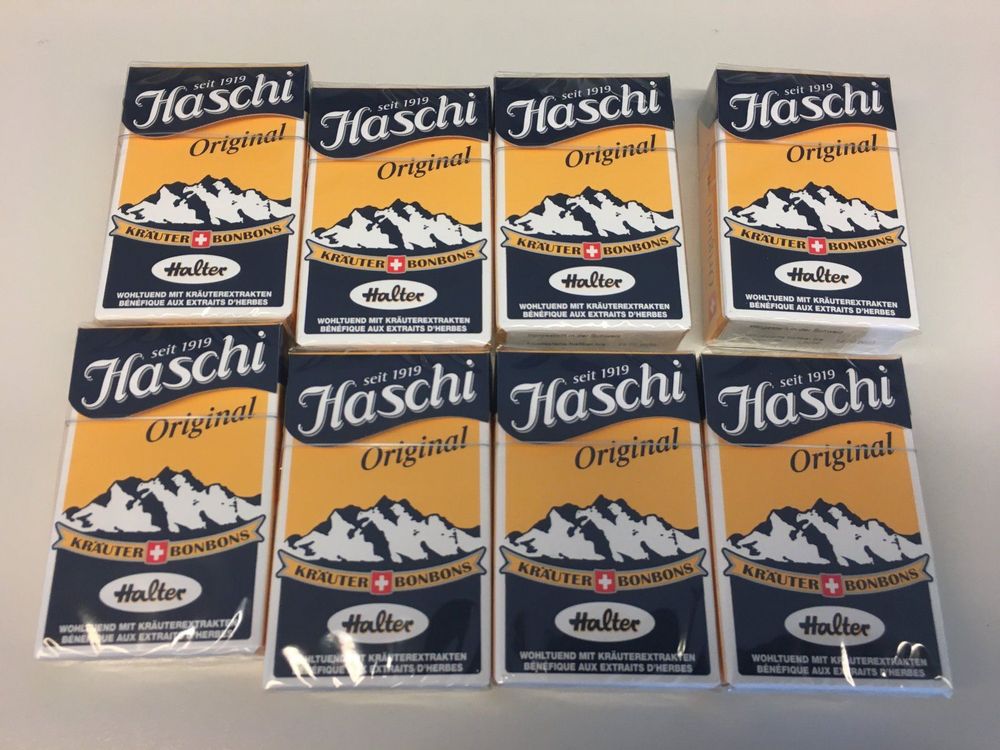 Haschi Kräuter Bonbons, 8 Päckli (Neu und originalverpackt) in Horw für ...