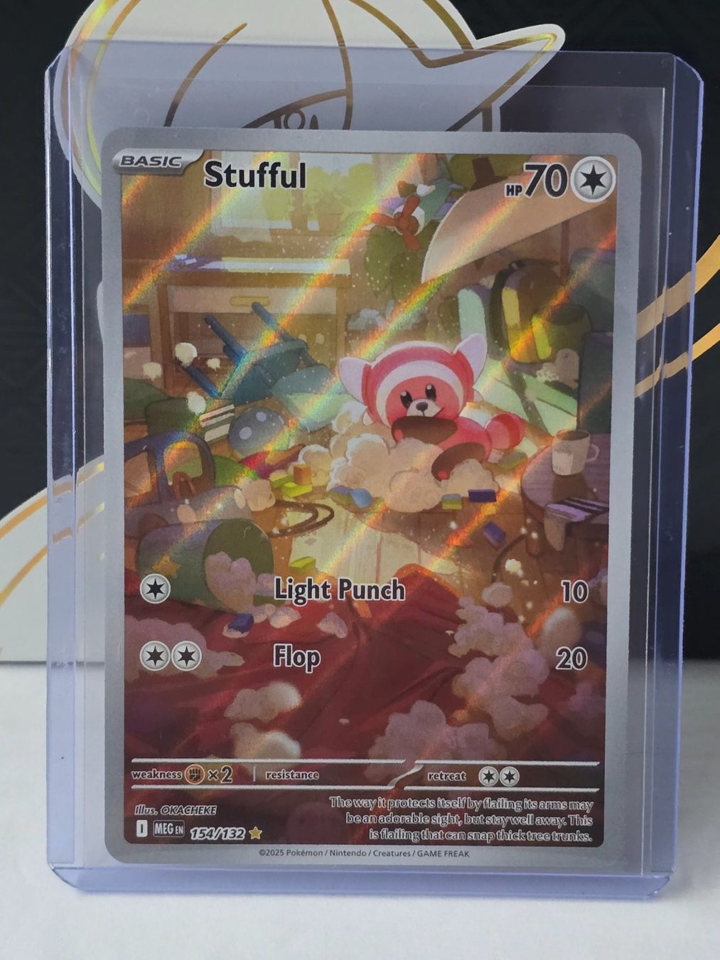 🇺🇸 Pokemon MEGA Evolution 》Stufful 154/132 (Neu (gemäss Beschreibung ...