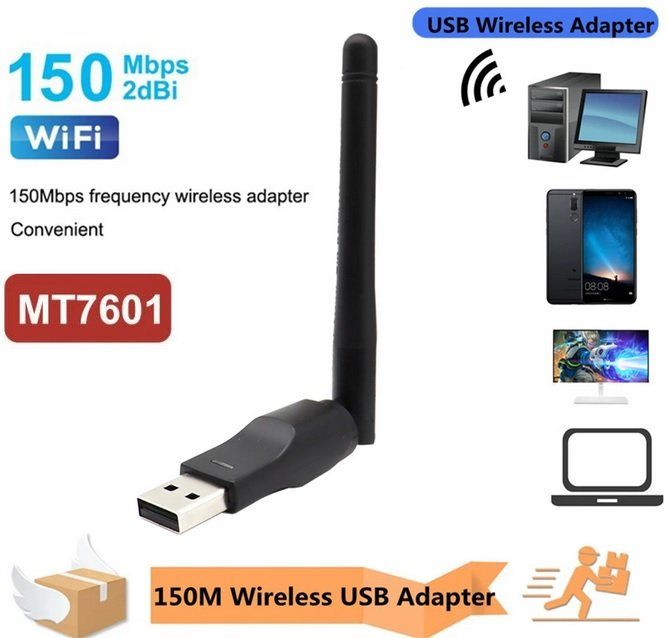 MT7601 Drahtlose Netzwerk Adapter USB Wi-Fi WLAN Antenne | Kaufen auf ...
