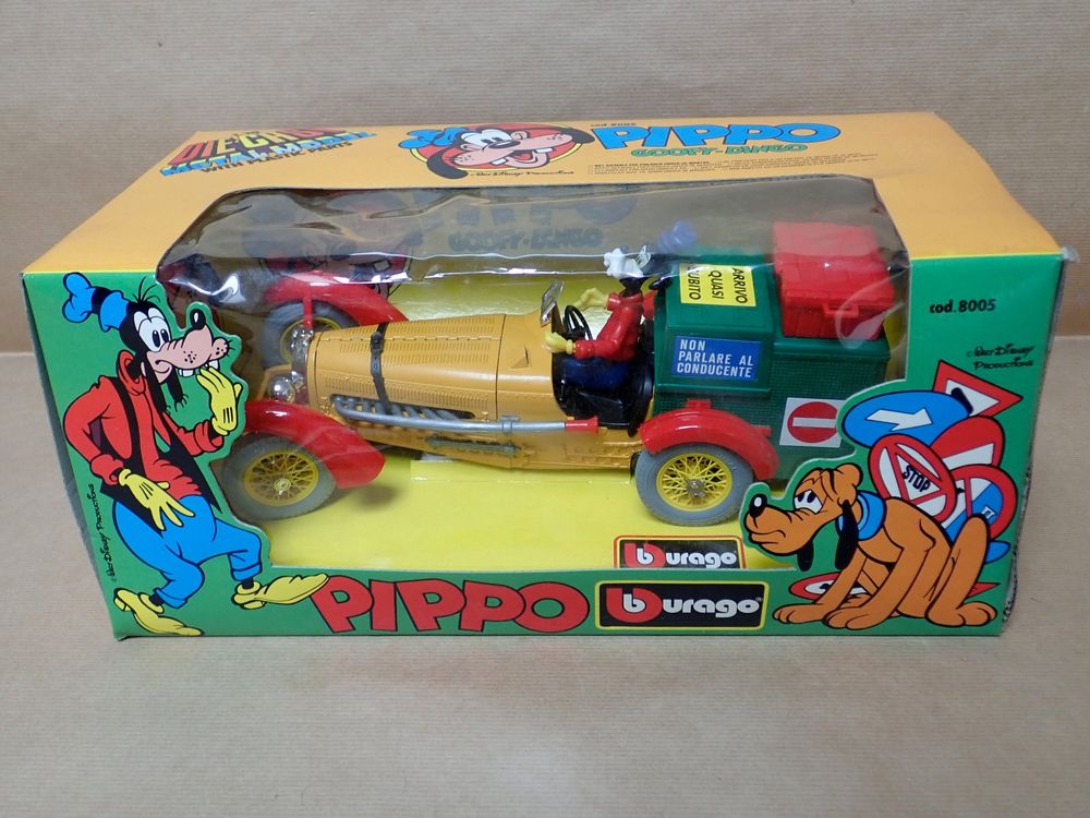 Bugatti Type 59 Goofy Dingo Pippo - Burago 1/18 (Neu (gemäss ...