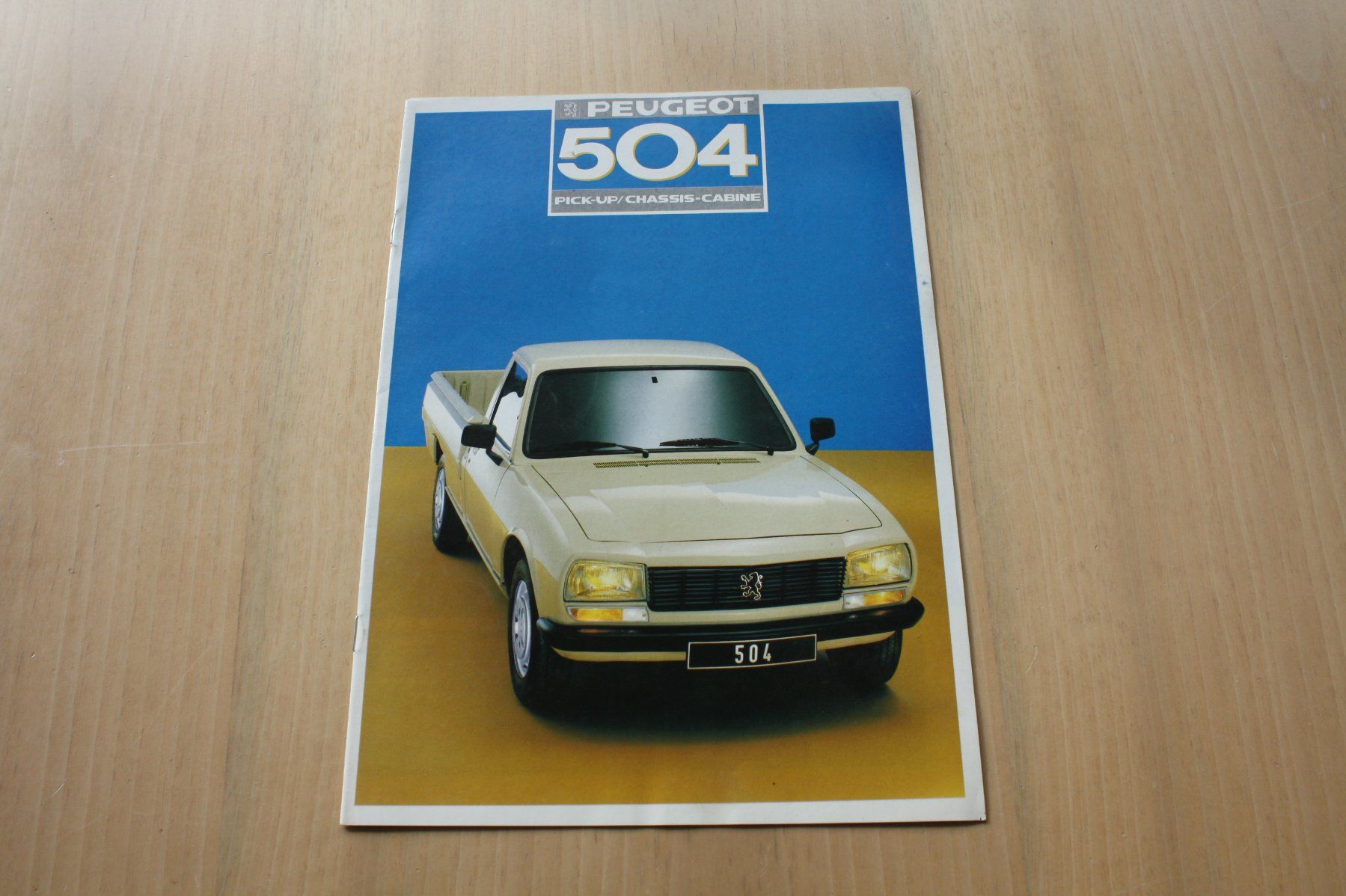 Peugeot 504 Pick-up Prospekt 1987 Französisch (Gebraucht) in Wikon für ...