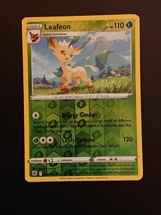 Pokémon - TCG Trading Card Game - Leafeon 013 /189 (Gebraucht) in ...